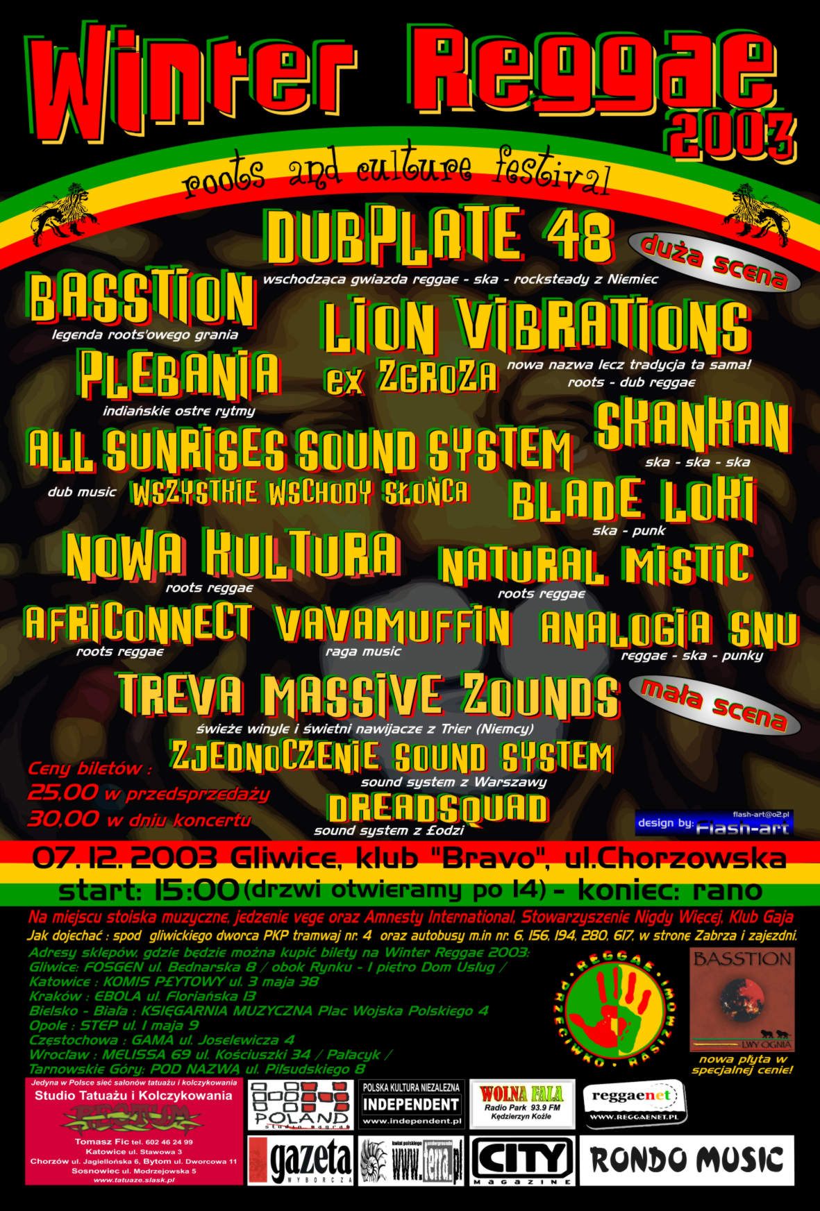 Wzrastafala WINTER REGGAE 2003 | Zima – sklep muzyczny